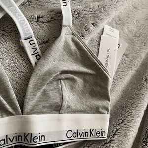 Calvin Klein | Intimates & Sleepwear | Ck Calvin Klein Grey Triangle ...